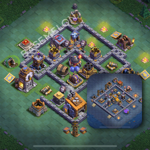 Best Builder Hall 8 Base Layouts • BH8 COC Base Links