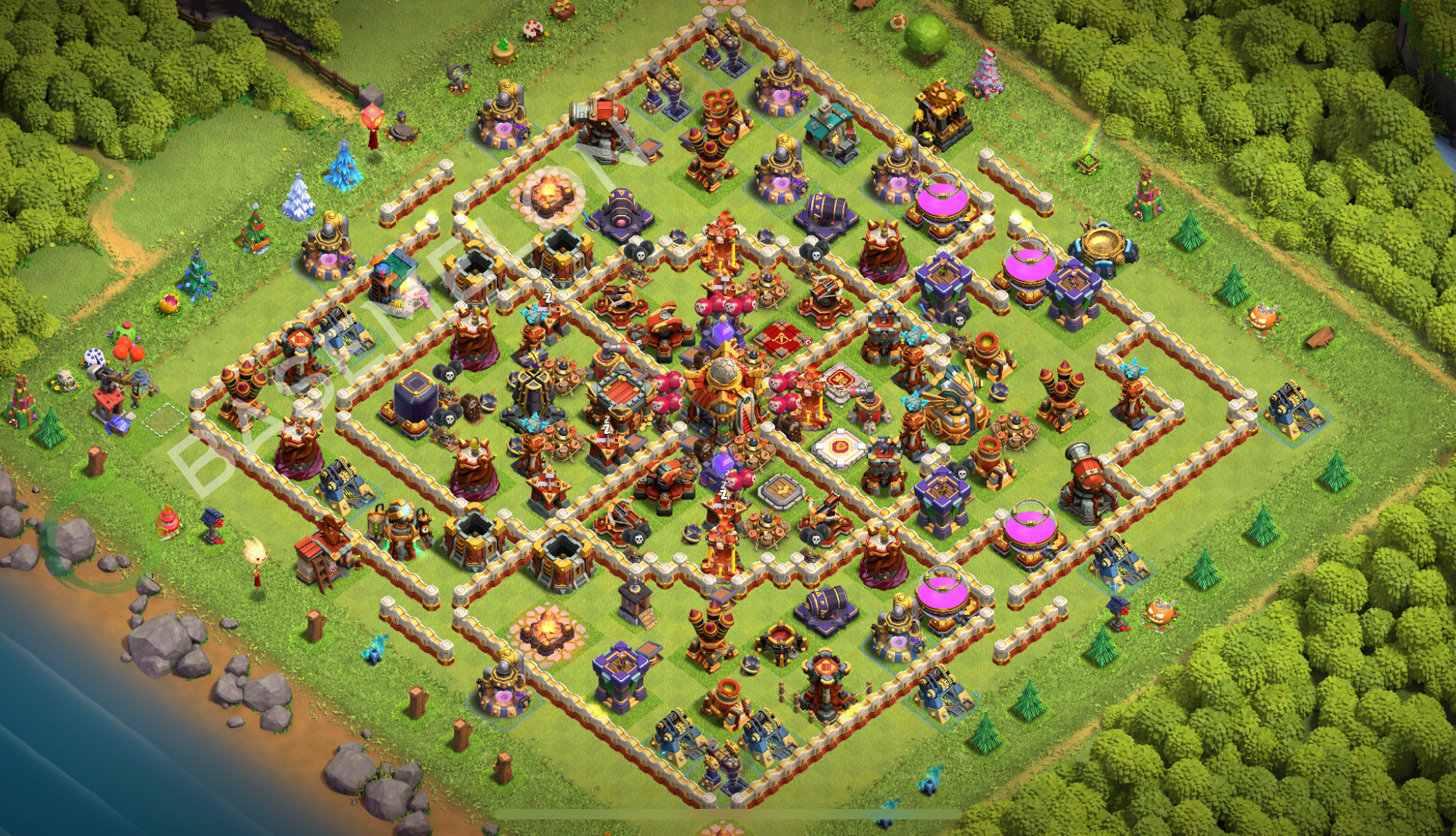 NUEVO! Ayuntamiento 16 Defensa Clash of Clans Aldea 2026 con Enlace ...