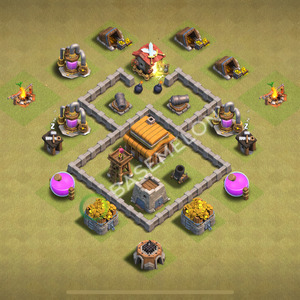 Best TH3 Base Layouts 2024 • Town Hall Level 3 COC Base